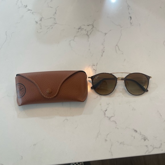 Ray-Ban | Accessories | Ray Ban Rb3546 Gold Frame | Poshmark